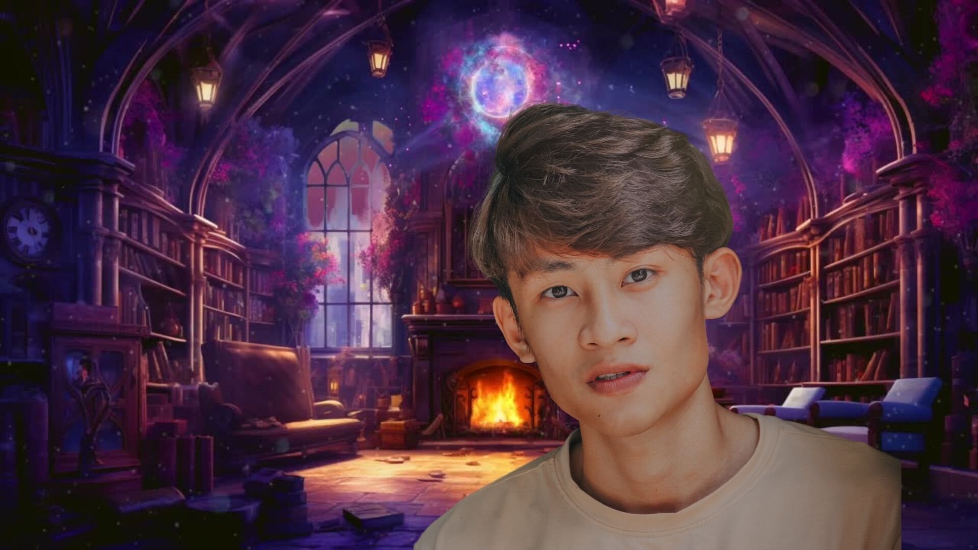 Zoom Background, Online Meeting, Twitch Streamer, Magical Room, Looped ...