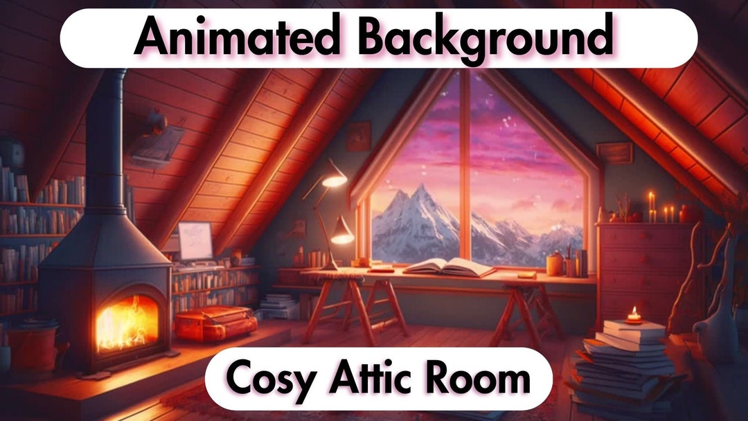 Vtuber Background, Animated Scene, Twitch Stream Overlay, Looped ...