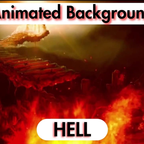Animated Background Hell - Etsy