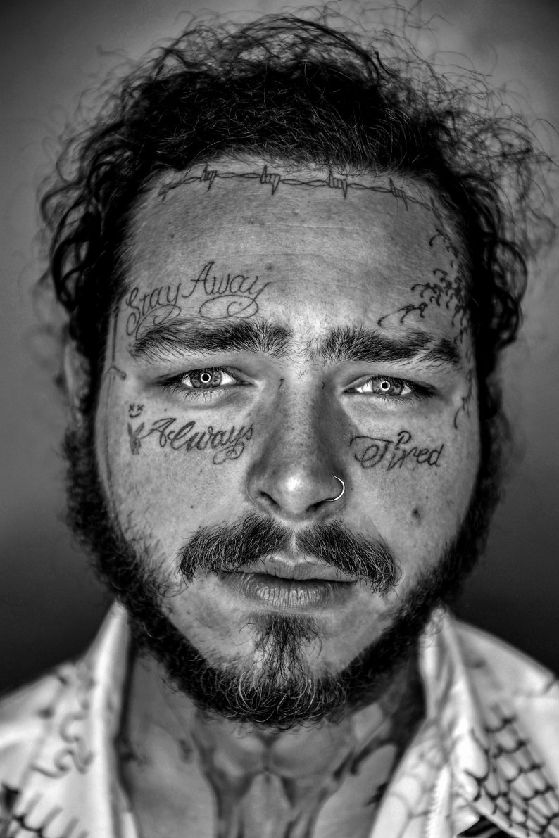 Post Malone Portrait - Etsy