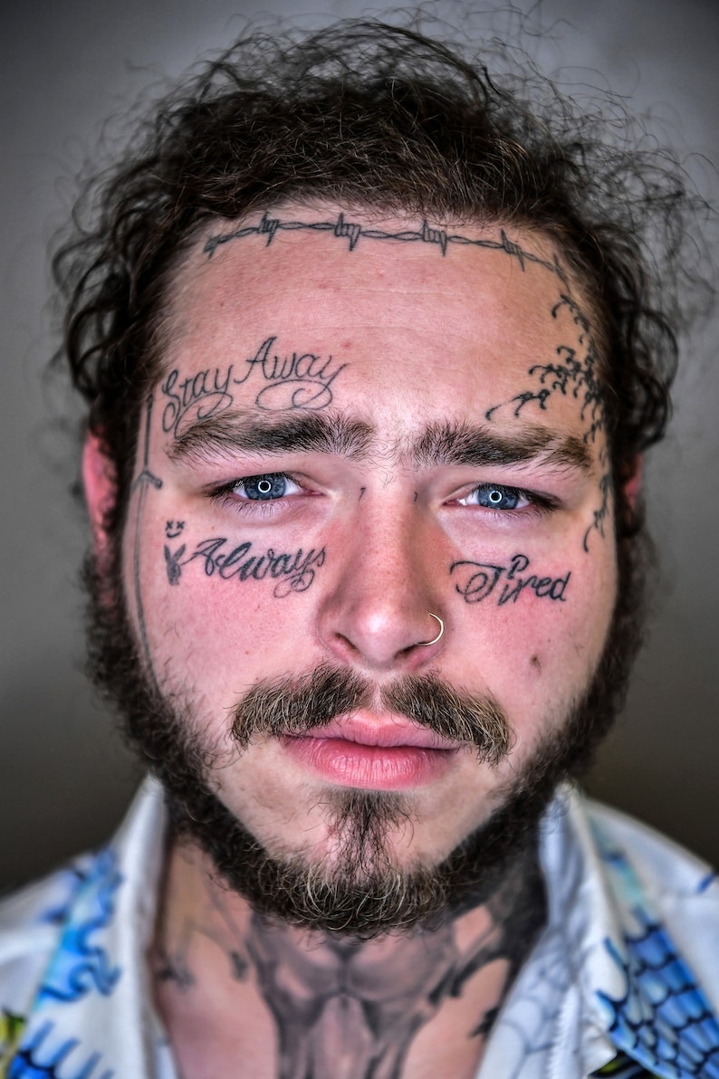 Post Malone Portrait - Etsy