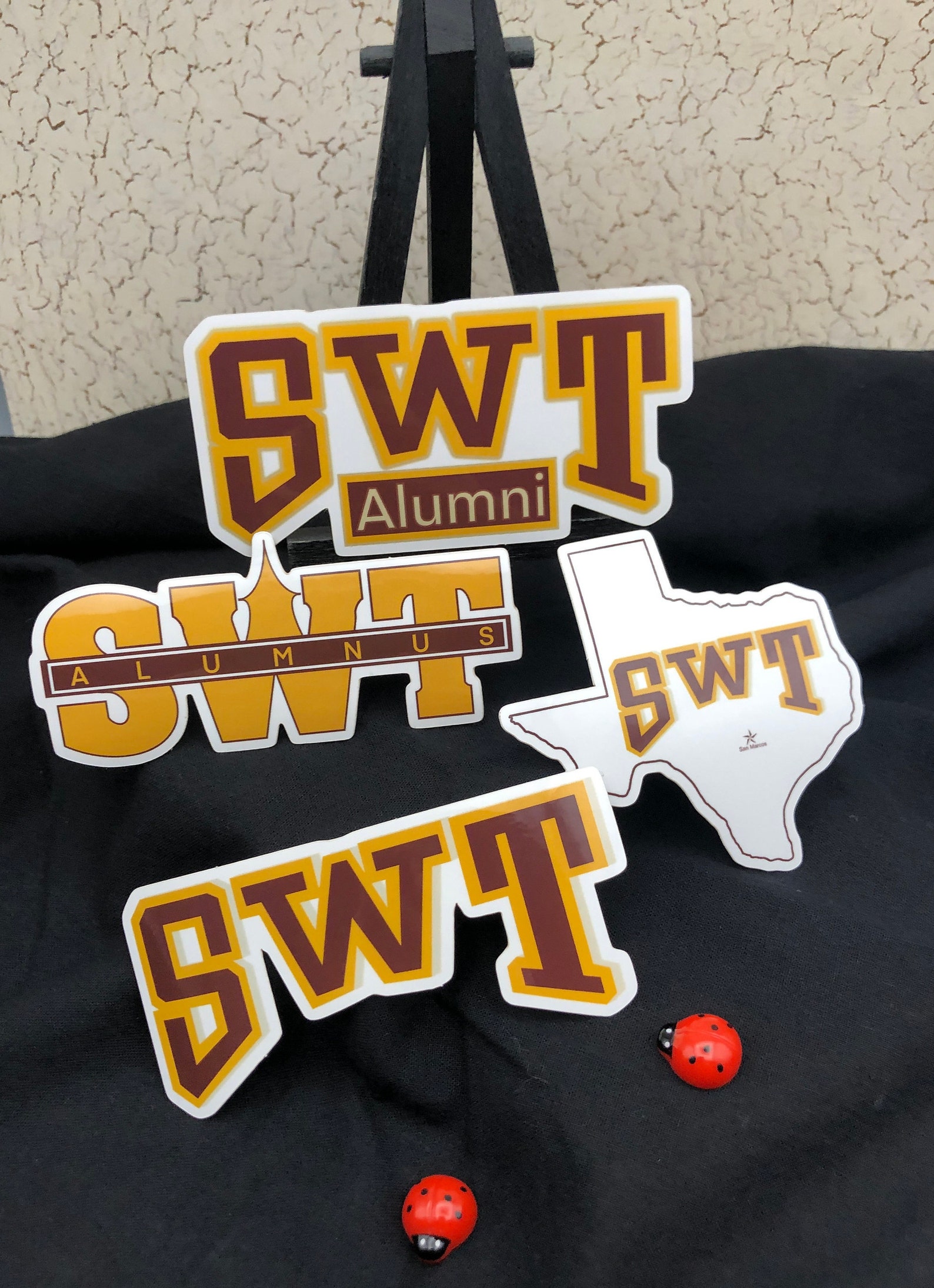 Southwest Texas State University Four Sticker Pack-swt - Etsy