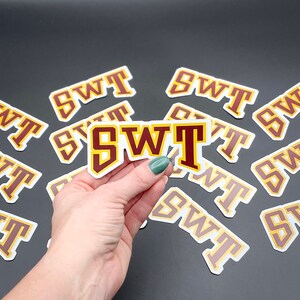 Southwest Texas State University--magnet Letter Logo (SWT) - Etsy