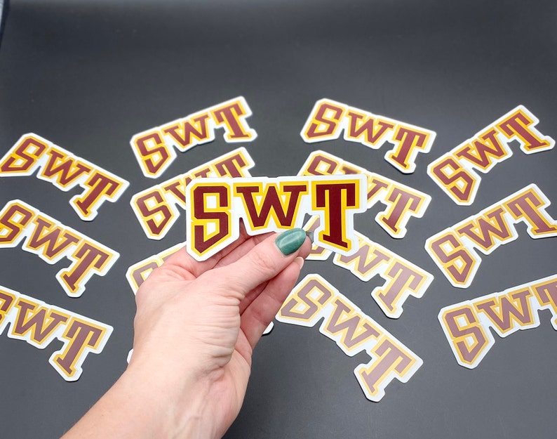 Southwest Texas State University--magnet Letter Logo (SWT) - Etsy