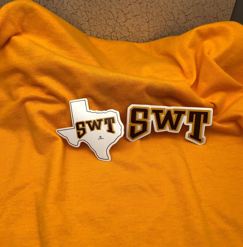Southwest Texas State University Sticker Pack-swt | Etsy