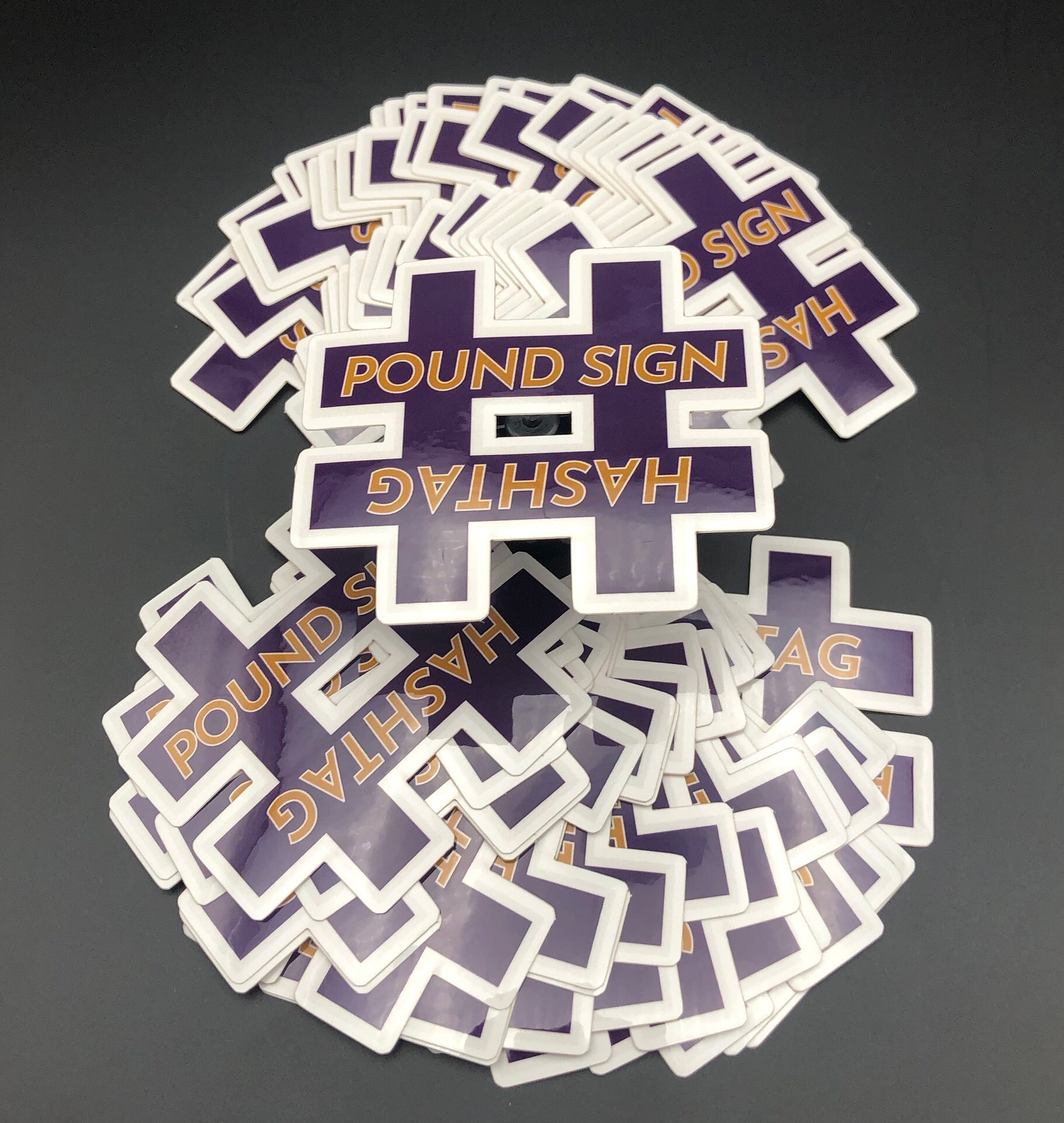 Hashtag/Pound Sign Vinyl Sticker for Water Bottles | Etsy