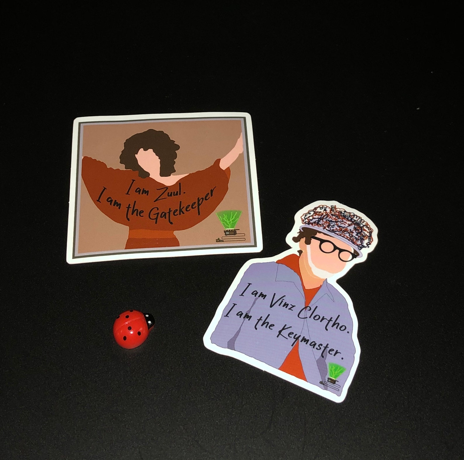 The Ghostbusters Keymaster & Gatekeeper Sticker Pack - Etsy