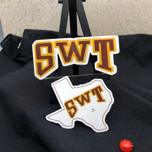 Southwest Texas State University Sticker Pack-swt - Etsy