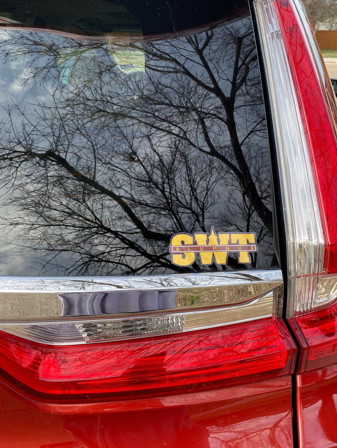 SWT Alumnus Clear Decal – Southwest Texas State University - Etsy