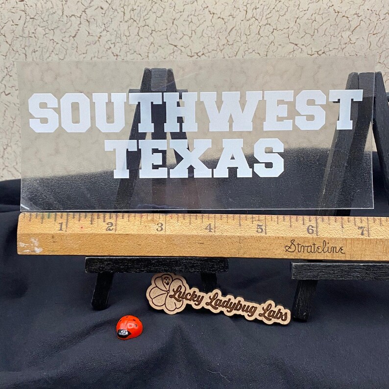 Southwest Texas State Clear Decal – Classic SWTSU 3x7 | SWT Alumni Car ...