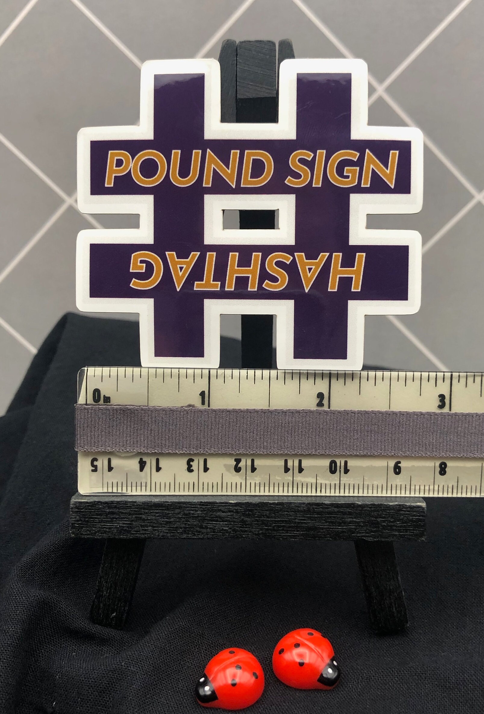 Hashtag/Pound Sign Vinyl Sticker for Water Bottles | Etsy
