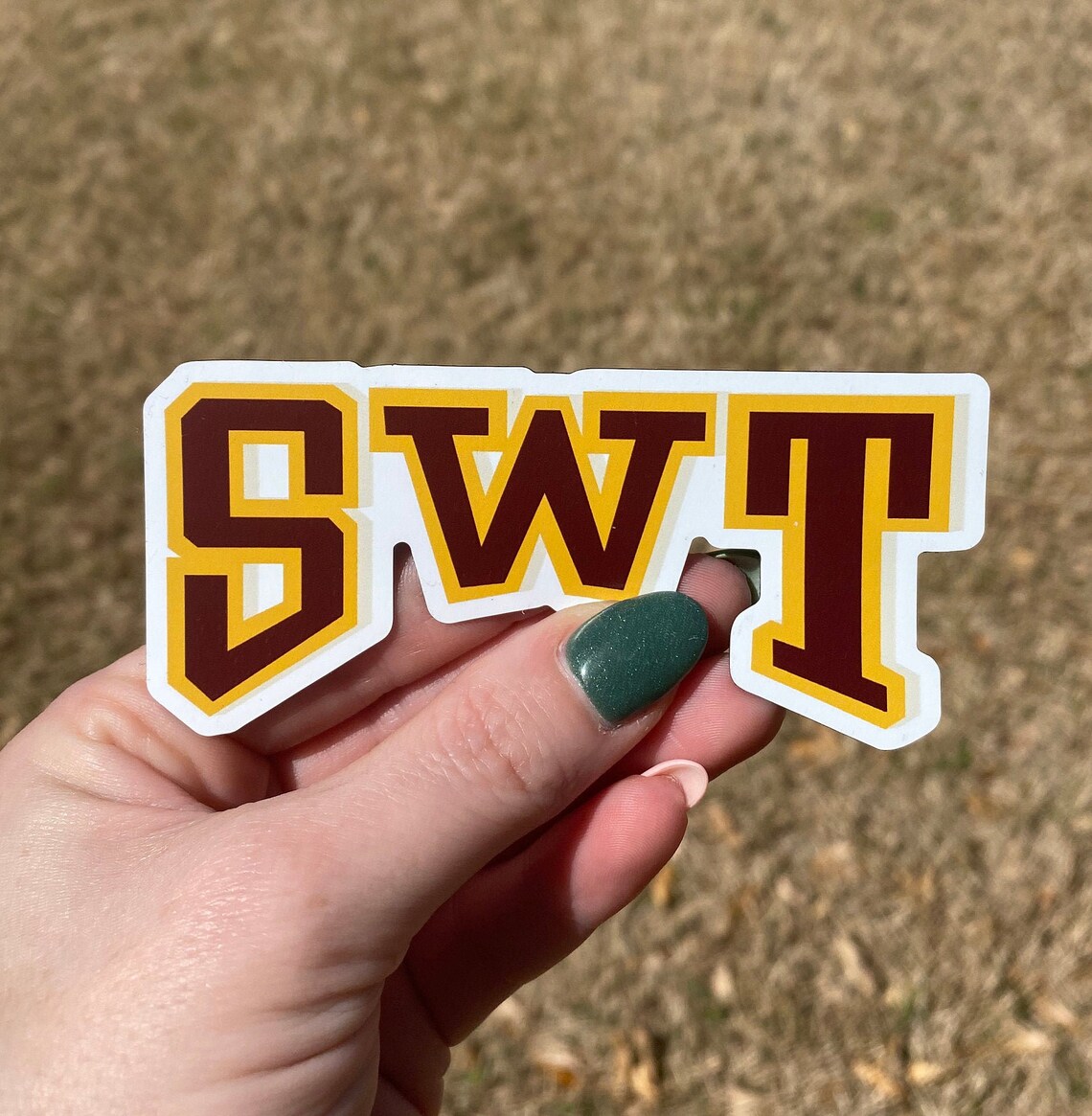 Southwest Texas State University--magnet Letter Logo (SWT) - Etsy