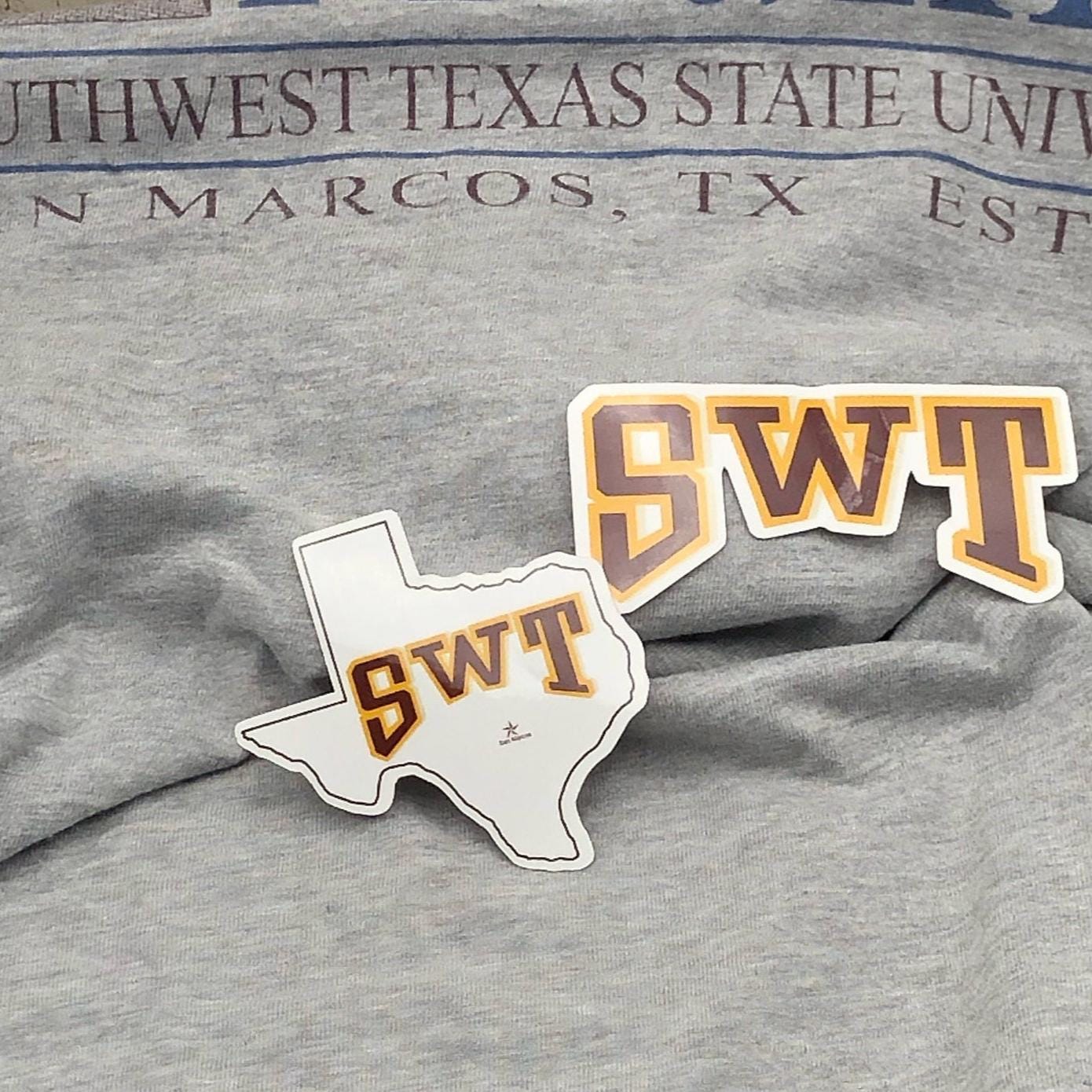 Southwest Texas State Sticker Set – SWT Alumni Pride Decals - Etsy