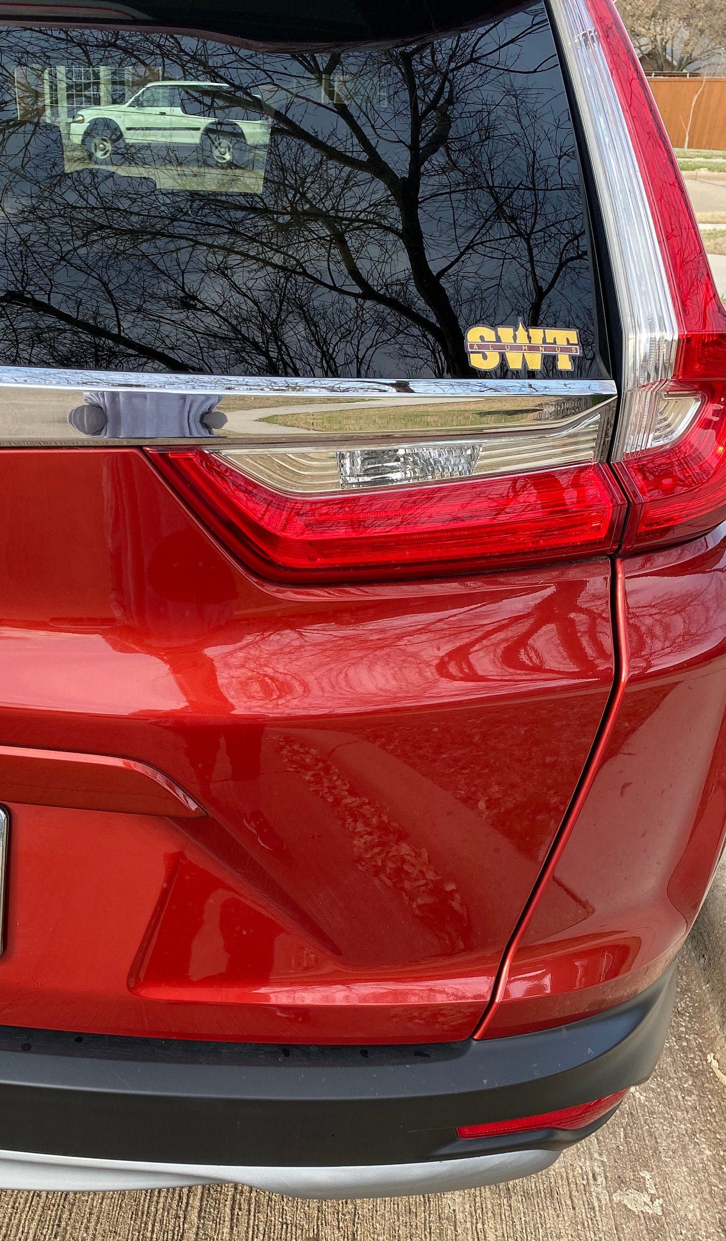 SWT Alumnus Clear Decal – Southwest Texas State University - Etsy