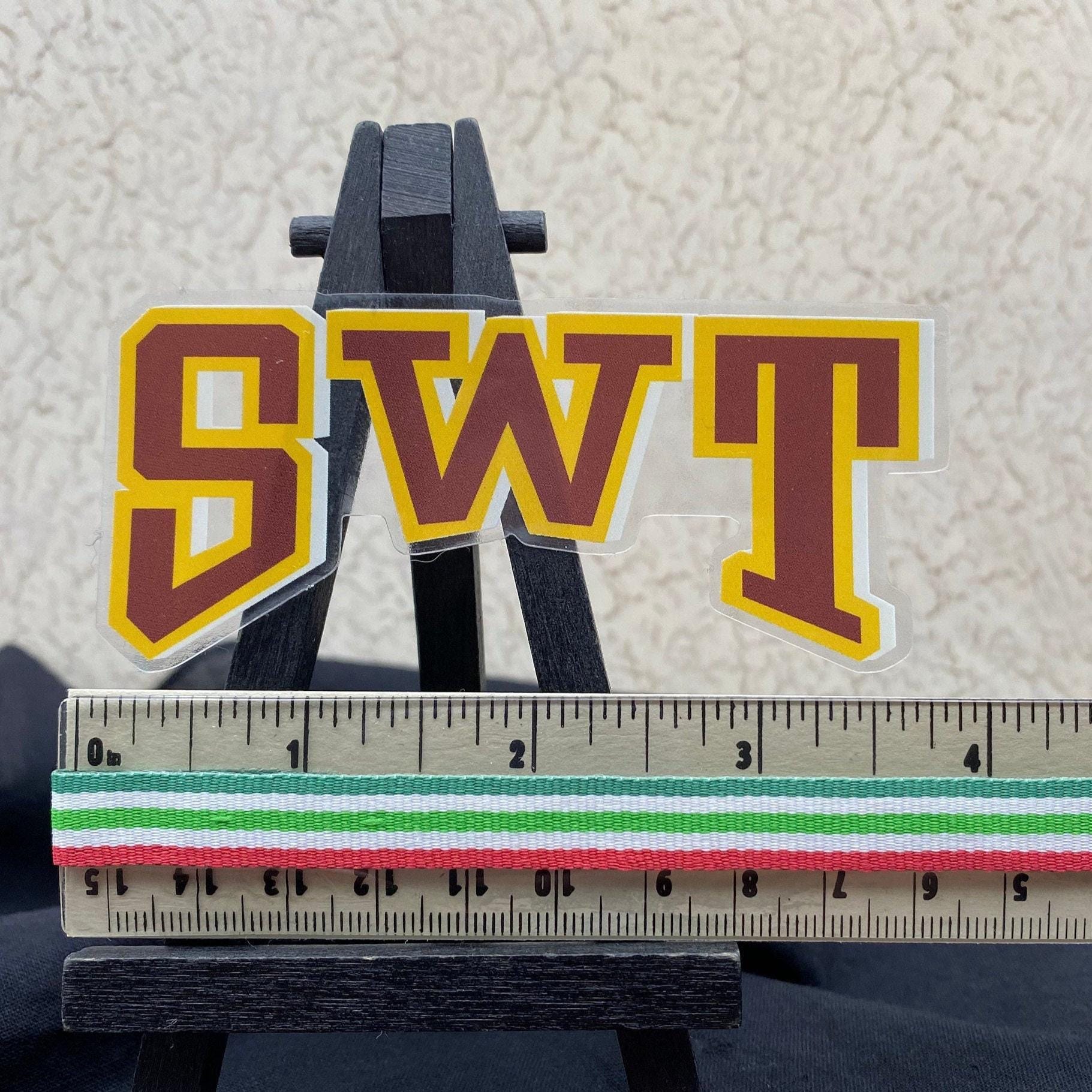 Southwest Texas State Alumni Decal – SWT Clear Vinyl Sticker - Etsy