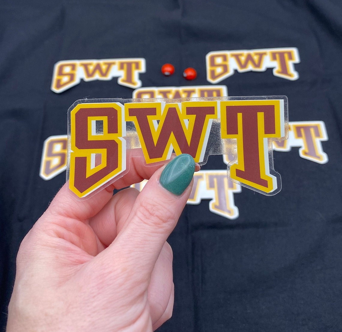 Southwest Texas State University--clear Letter Logo (SWT) Decal - Etsy