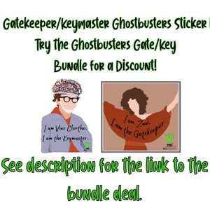 The Ghostbusters Keymaster & Gatekeeper Sticker Pack - Etsy