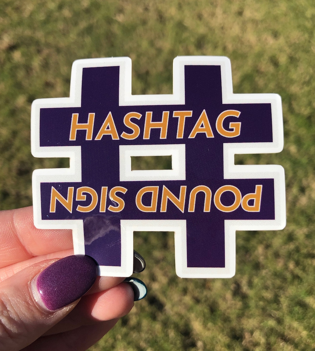 Hashtag/pound Sign # Vinyl Sticker for Water Bottles - Etsy
