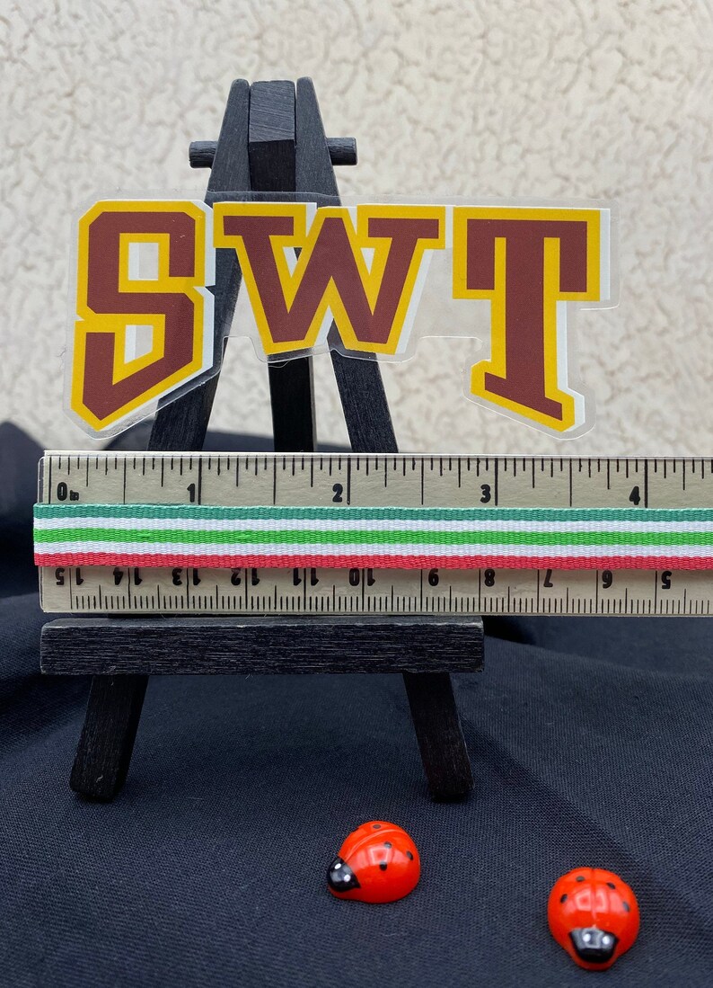 Southwest Texas State University--clear Letter Logo (SWT) Decal - Etsy