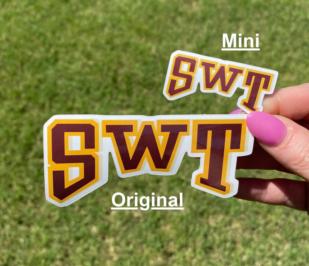 Southwest Texas State University--letter Logo (SWT) - Etsy