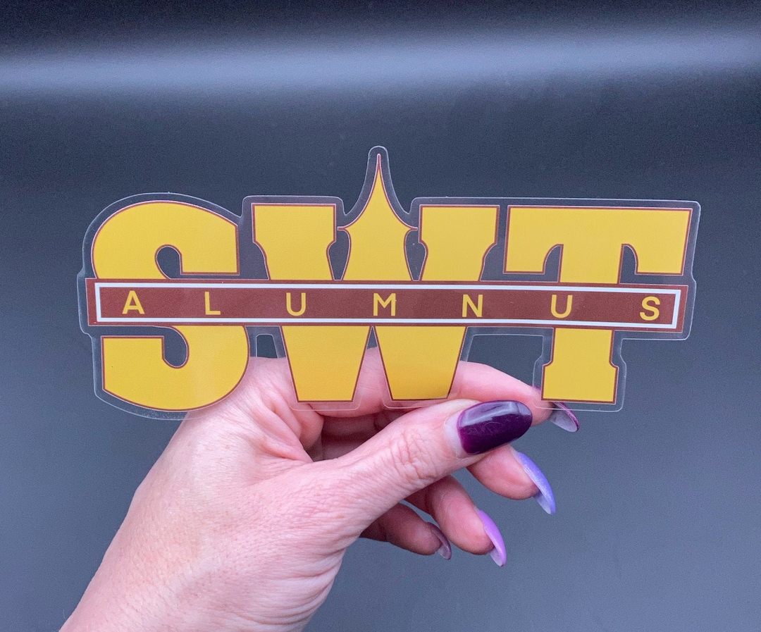 Southwest Texas State University--large Clear Alumnus Old Main Logo ...
