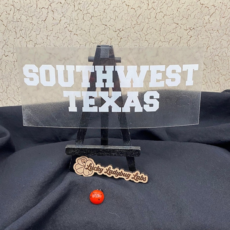 SWT Alumni Clear Decal – Southwest Texas State Vinyl Sticker (3x7) - Etsy