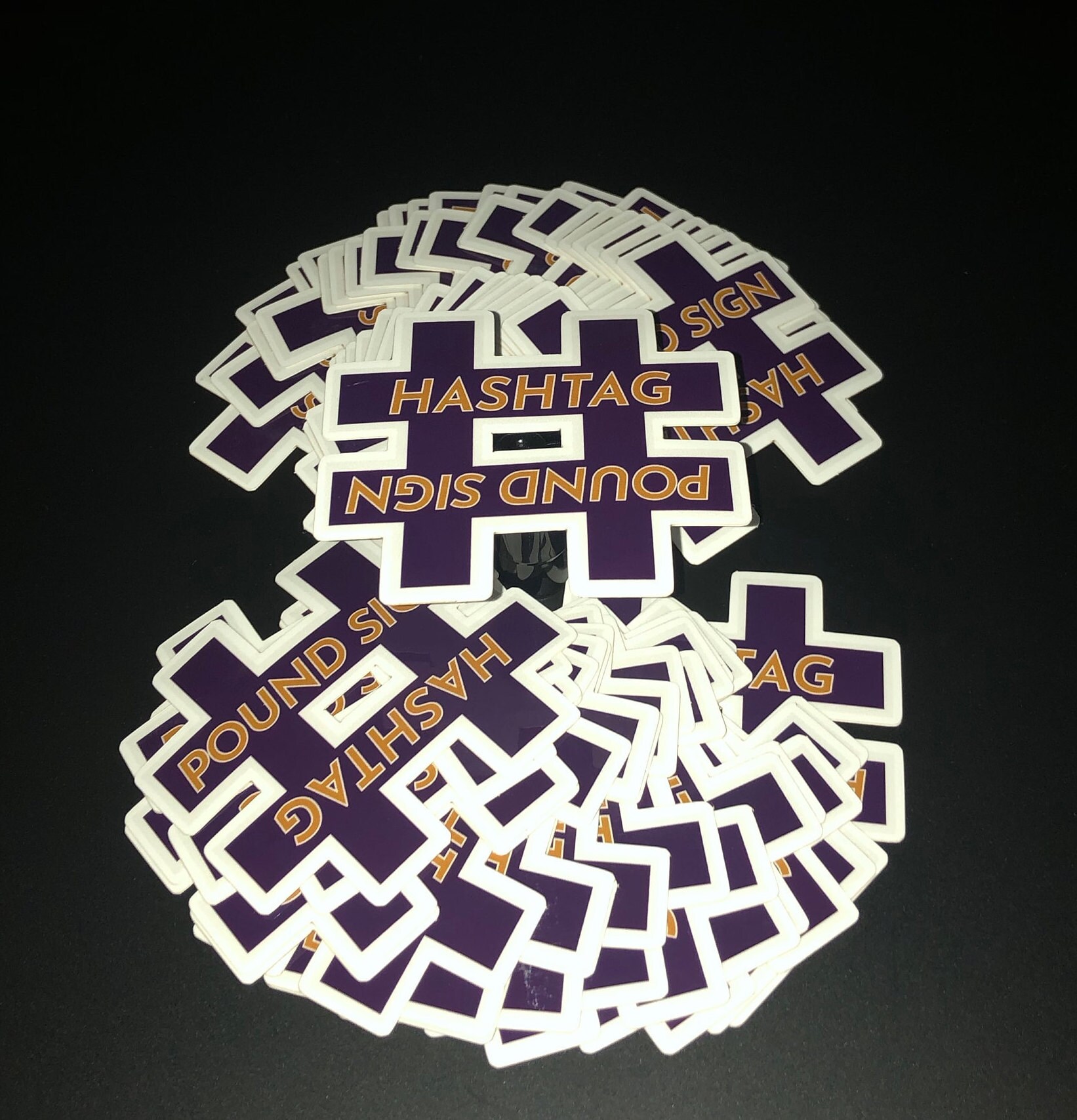 Hashtag/Pound Sign Vinyl Sticker for Water Bottles | Etsy