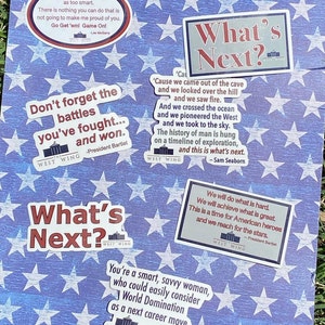 The West Wing Vinyl Stickerwhat's Next Quote - Etsy