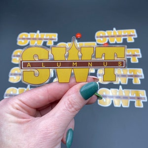 Southwest Texas State University--clear Alumnus Old Main Logo (SWT ...