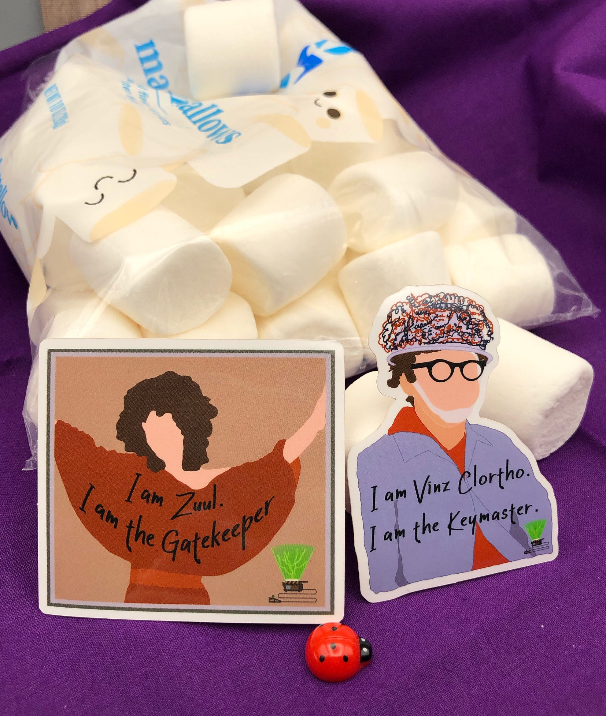 The Ghostbusters Keymaster & Gatekeeper Sticker Pack - Etsy