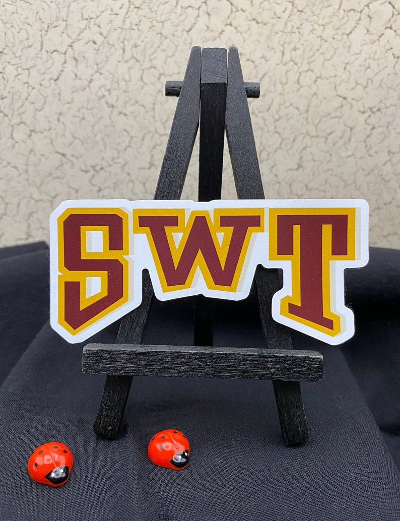 Southwest Texas State University--magnet Letter Logo (SWT) - Etsy