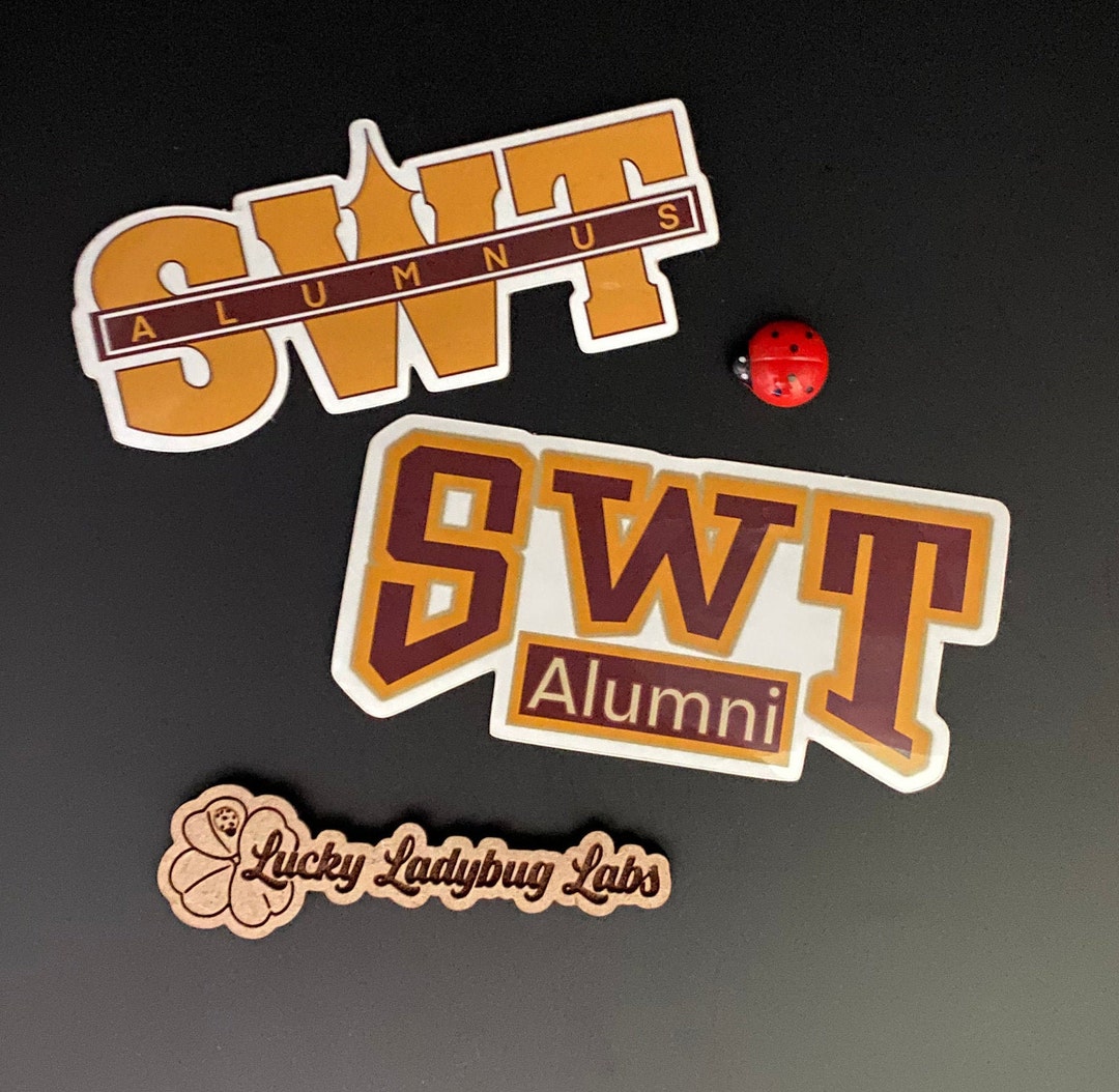 Southwest Texas State University Alumni Sticker Pack-swt - Etsy