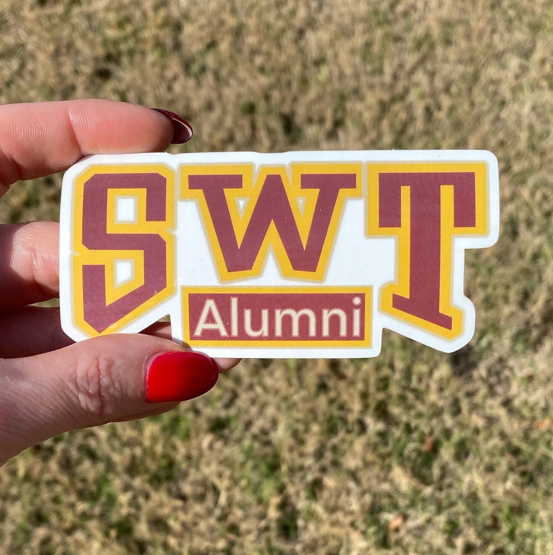 Southwest Texas State University--alumni Letter Logo (SWT) - Etsy