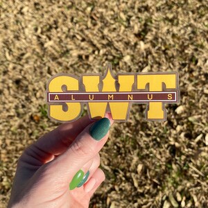 Southwest Texas State University--clear Alumnus Old Main Logo (SWT ...