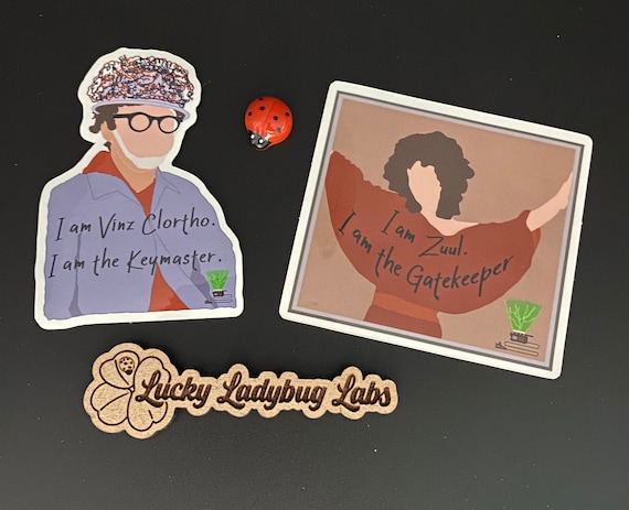 The Ghostbusters Keymaster & Gatekeeper Sticker Pack | Etsy