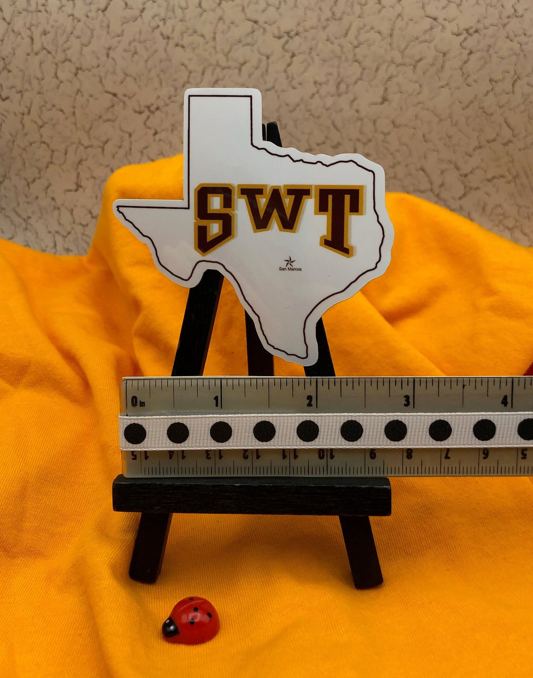 Southwest Texas State UniversityTexas Shape Letter Logo | Etsy