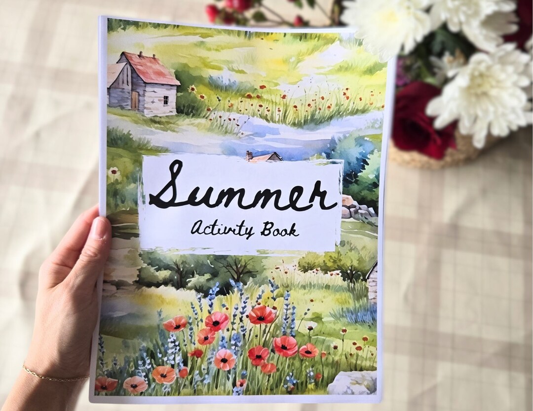 Summer Prek Activity Digital Book Printable Learning Worksheet ...