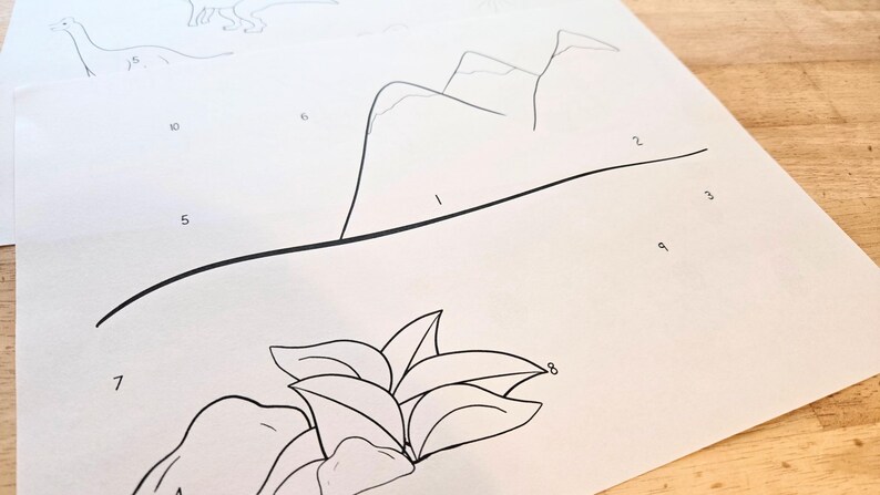 Dinosaur Counting Craft Activity for Preschool Dinosaur Theme Learning ...