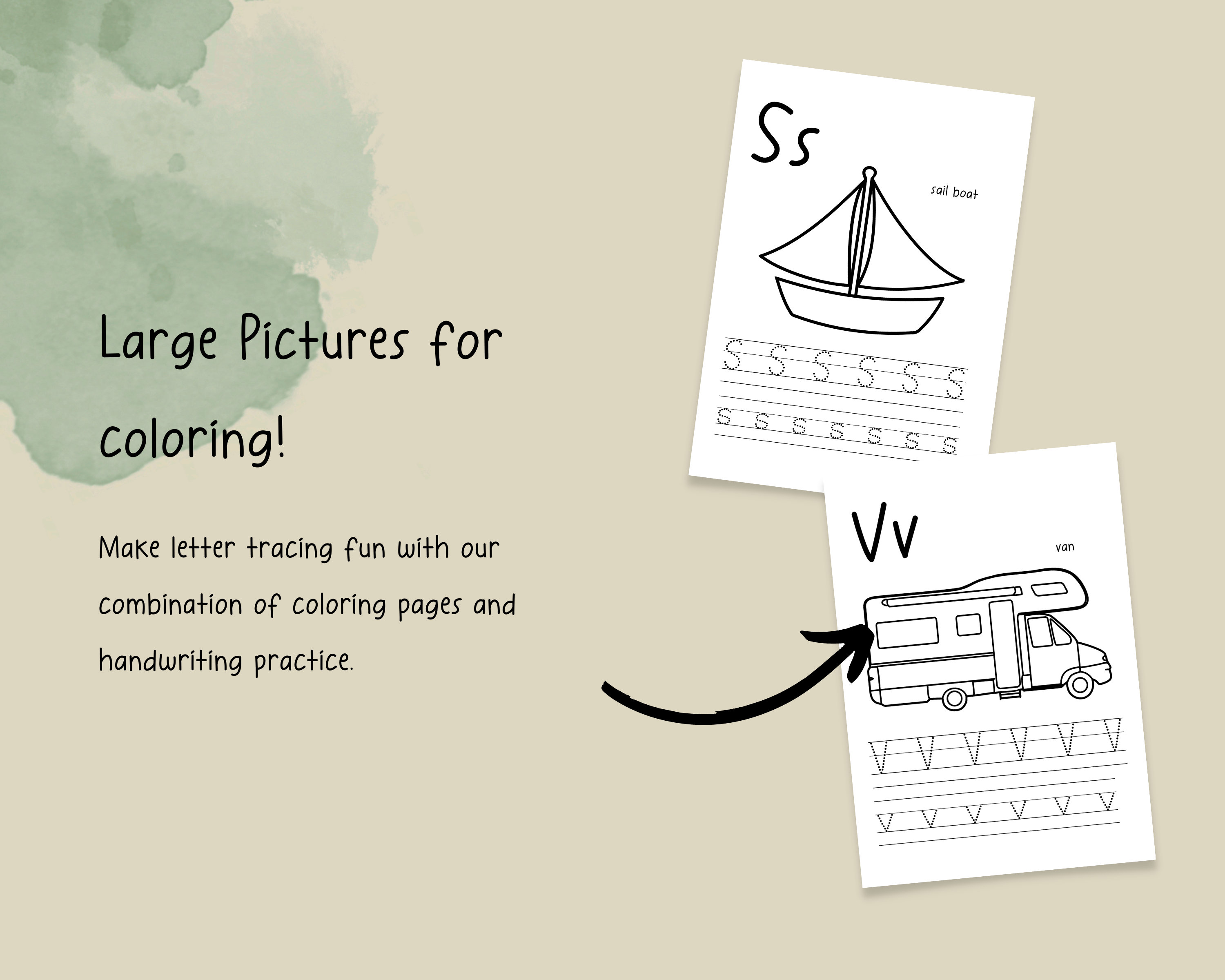Letter Tracing Worksheets Abcs Color Pages Transportation Abcs Coloring ...