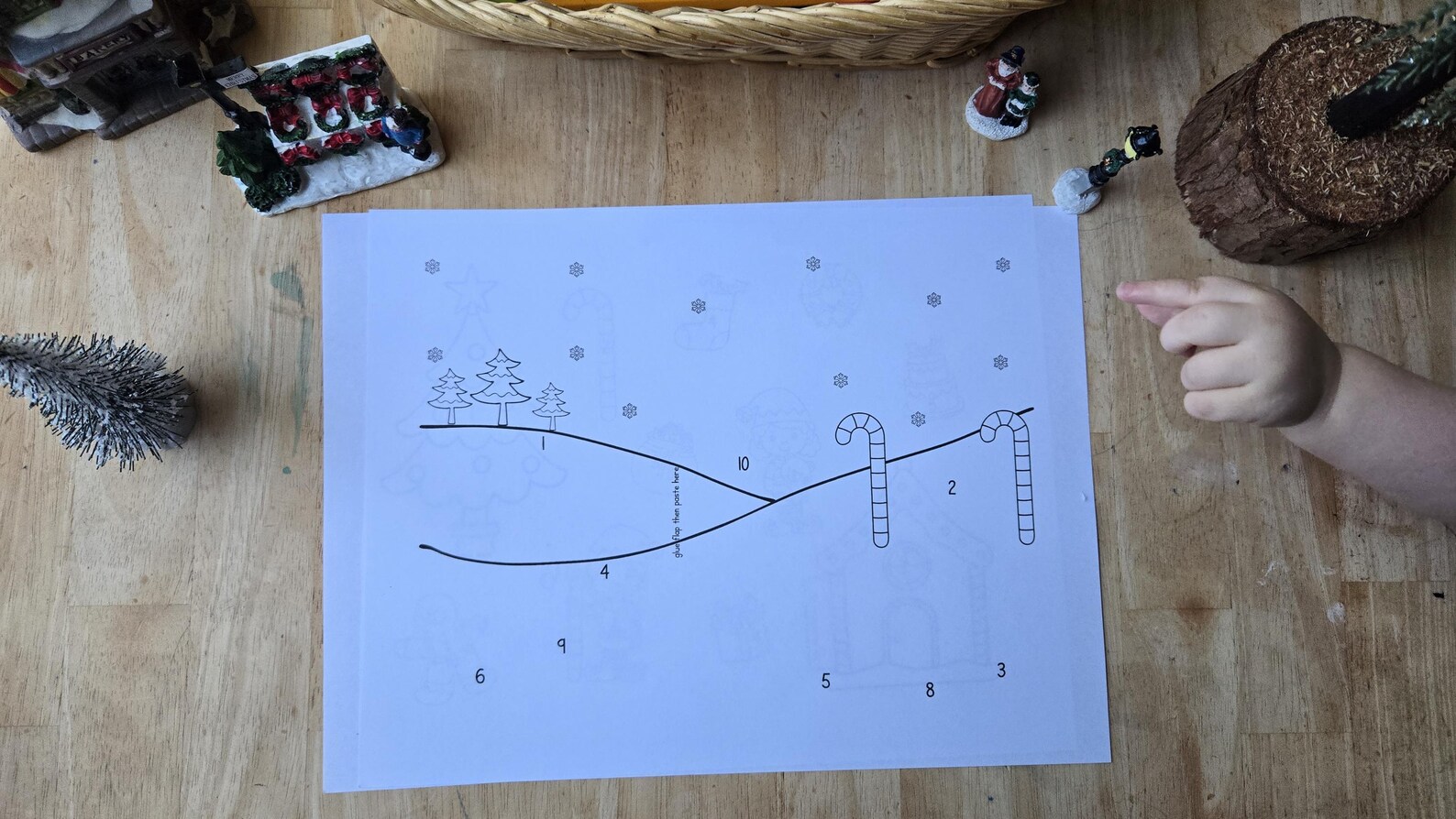 Holiday Numbers Craft Prek Counting Activity Christmas Theme Craft ...