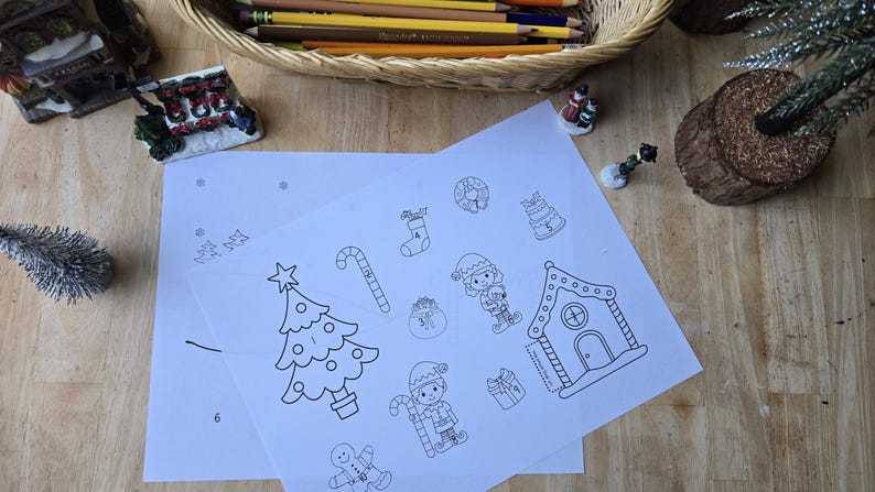 Holiday Numbers Craft Prek Counting Activity Christmas Theme Craft ...