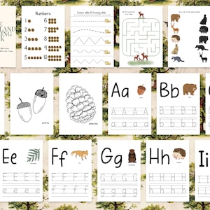 Preschool Learning Printable Kindergarten Handwriting Practice ...