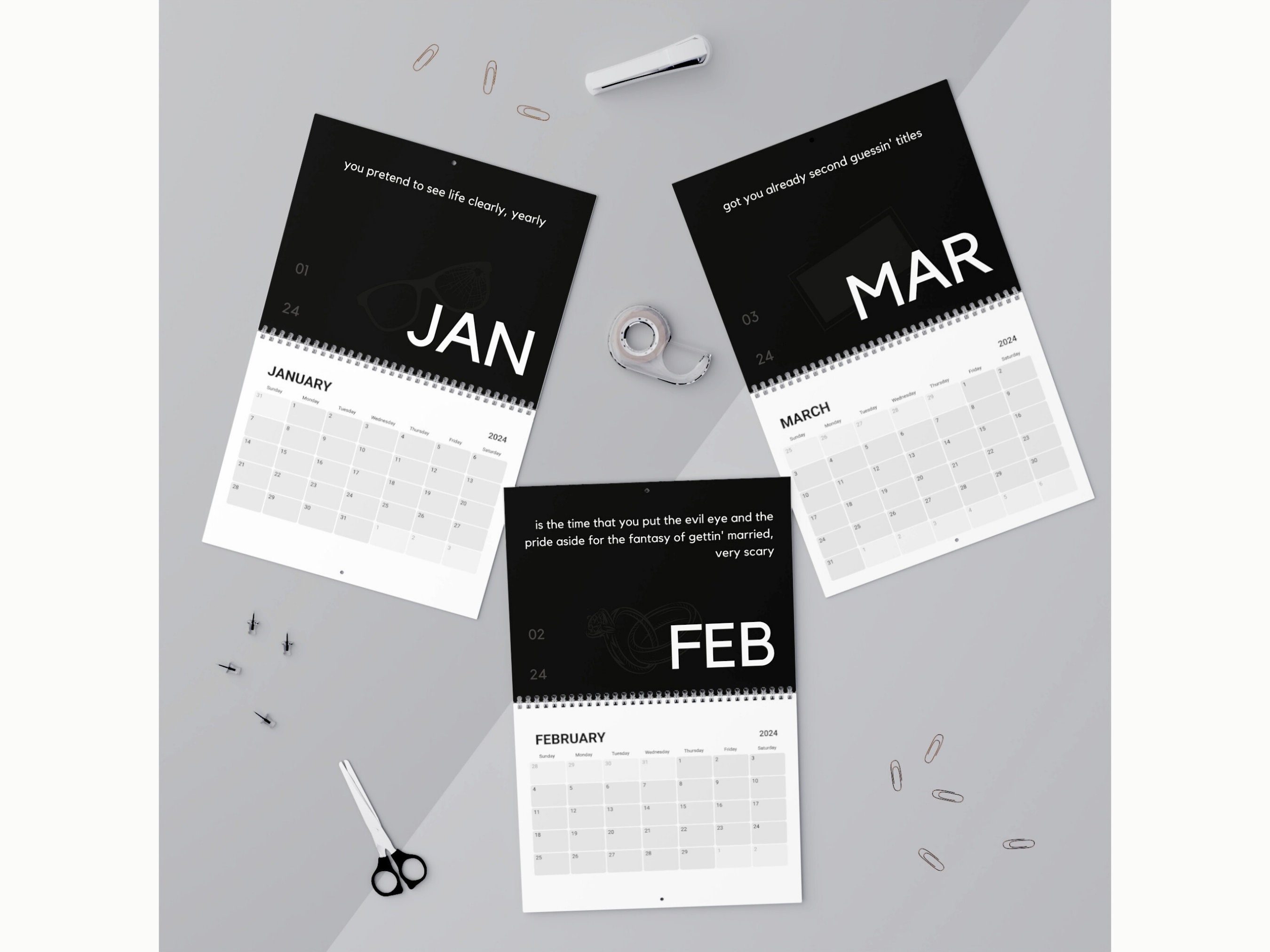 Drake Calendar 2024 Slime You Out Calendar Drake For All the Dogs Album ...