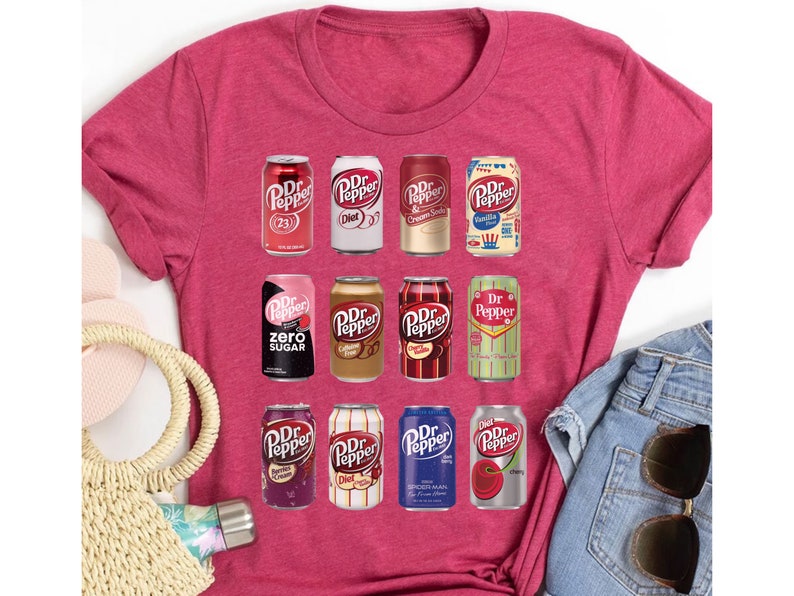 Dr Pepper T-shirt, Dr. Pepper Shirt, Soda Tee, Trendy Retro Vintage Pop ...