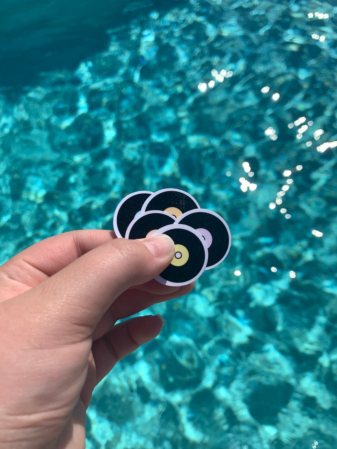 Mini Vinyl Record Sticker Pack - Etsy