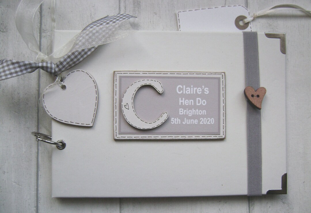 Personalised HEN Night/party/do/weekend.. A5 or A4 Size Photo Album ...