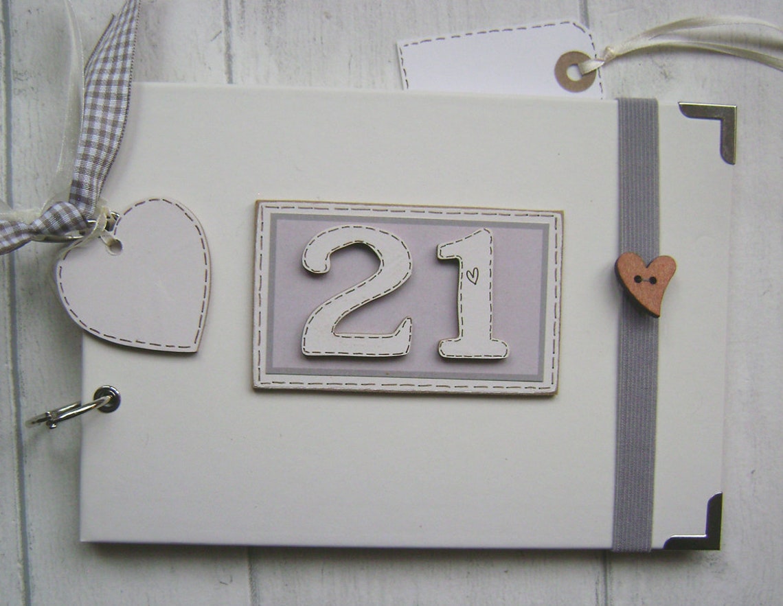 Personalised 21st Birthday A5or A4 Size Photo Album Scrapbook - Etsy UK