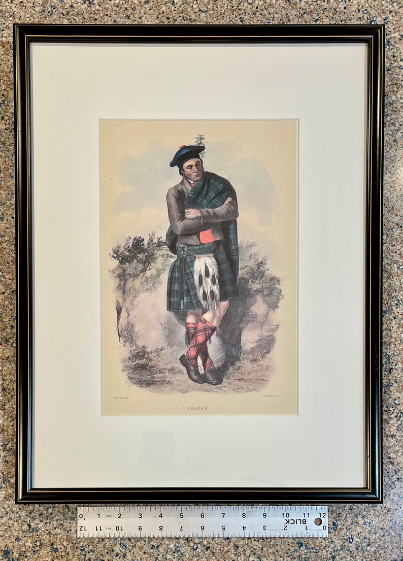 Clan Graham, an Illustration From Clans and Tartans of the Scottish ...