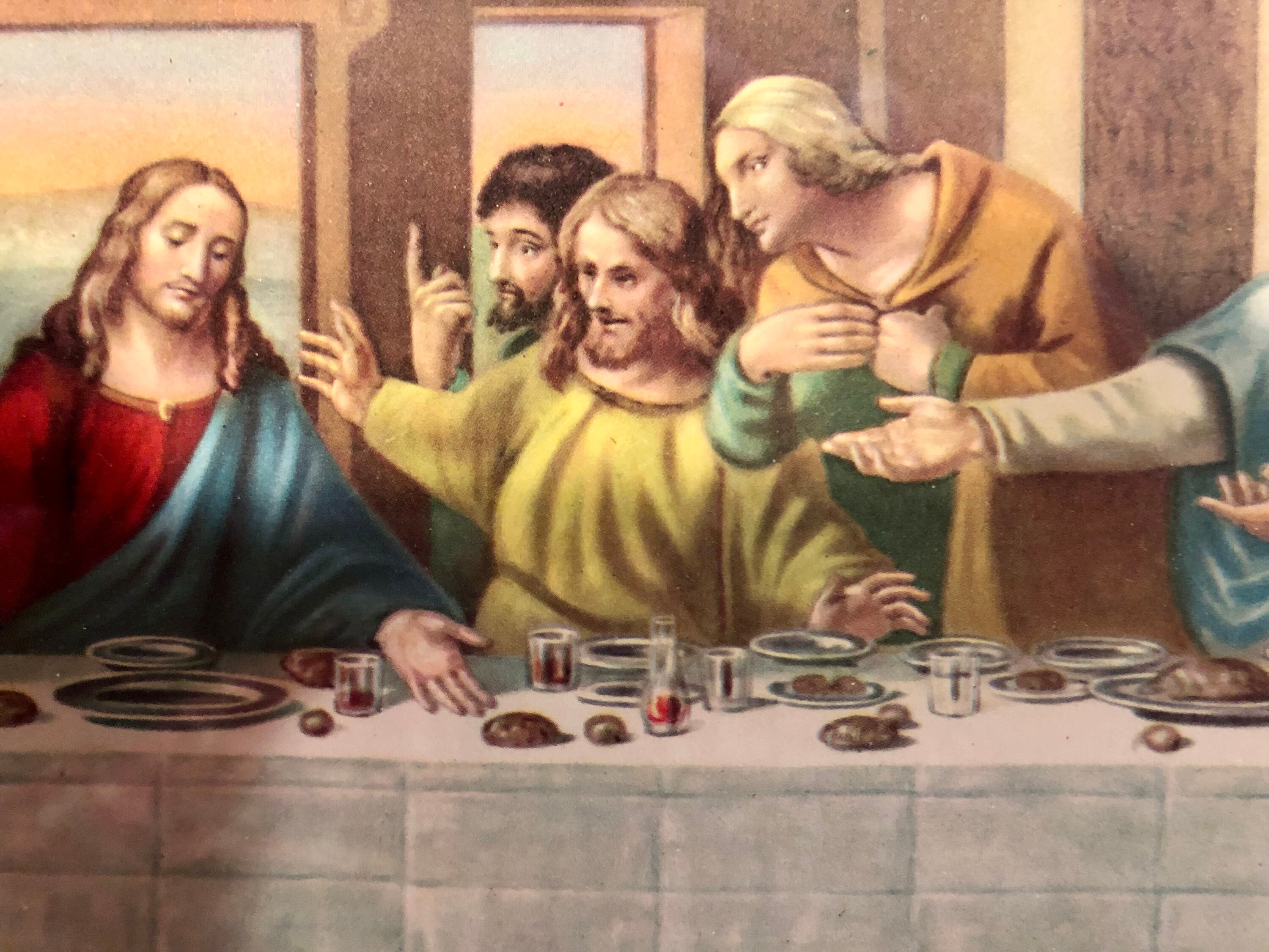 The Last Supper, a Vintage Lithograph - Etsy