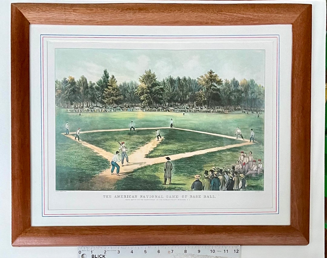 Championship Baseball Game at Elysian Fields in Hoboken, New Jersey A ...